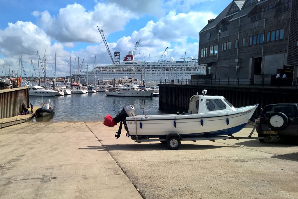 Launch from Slipway in the centre of Falmouth | Falmouth Haven ...